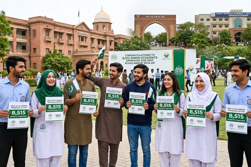 Sindh University Students: 8,515 SEEF Scholarships Approved for MBBS ...